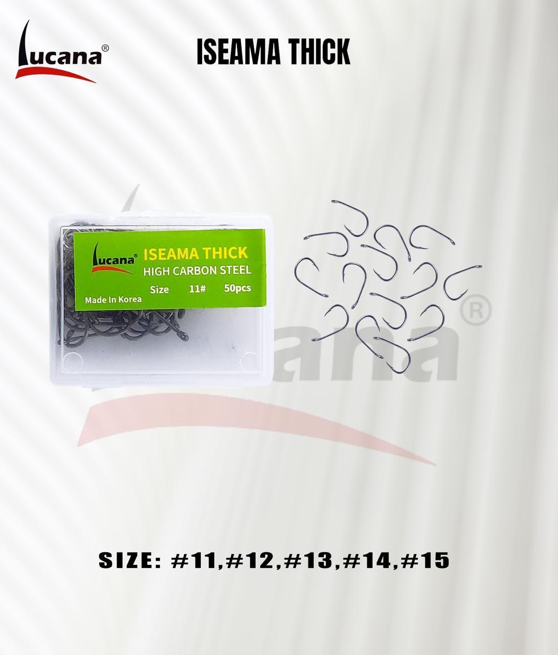 Lucana Iseama Thick High Carbon Steel Hook Price in India – Buy Lucana ...