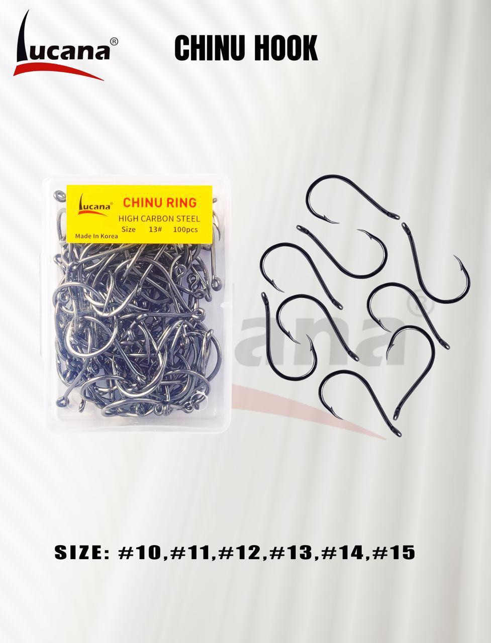 Lucana Chinu Ring High Carbon Steel Hooks Price in India – Buy Lucana ...